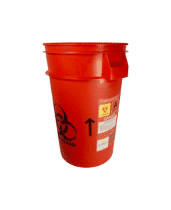 22-Litre Red Anatomical Biohazard Pail - (RRAP22) - Biomed Recovery ...